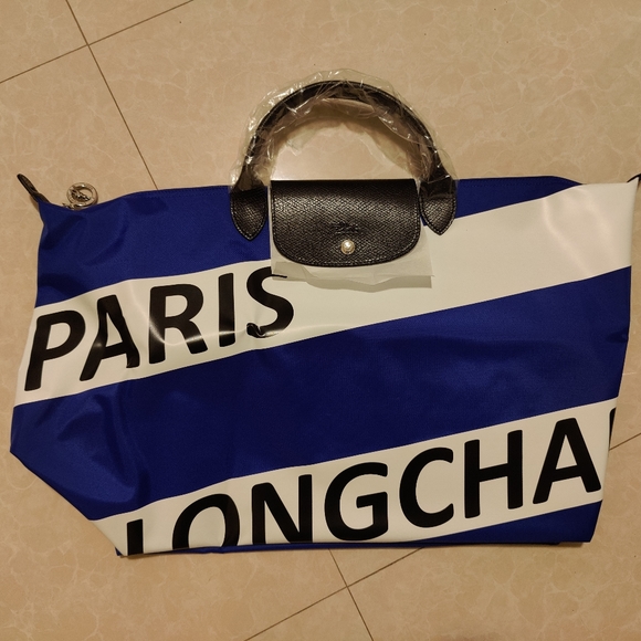 Longchamp | Bags | New Longchamp Le Pliage Paris Large Tote Limited ...